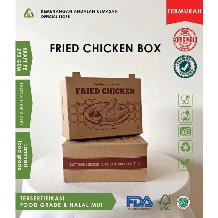 Jual Snack Box Design/ Box Fried Chicken / Dus Fried Chicken / Dus ...