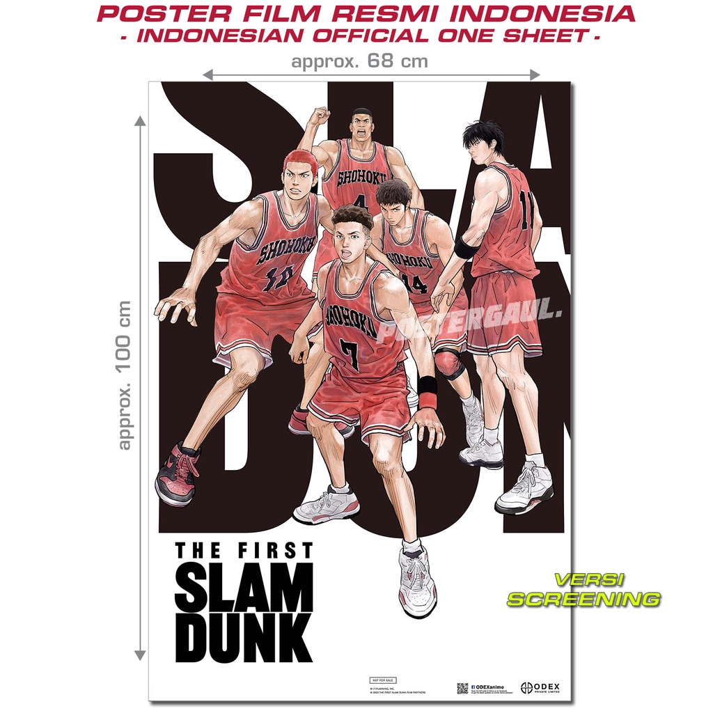 Jual Poster Film THE FIRST SLAM DUNK - original Indonesian one sheet ...