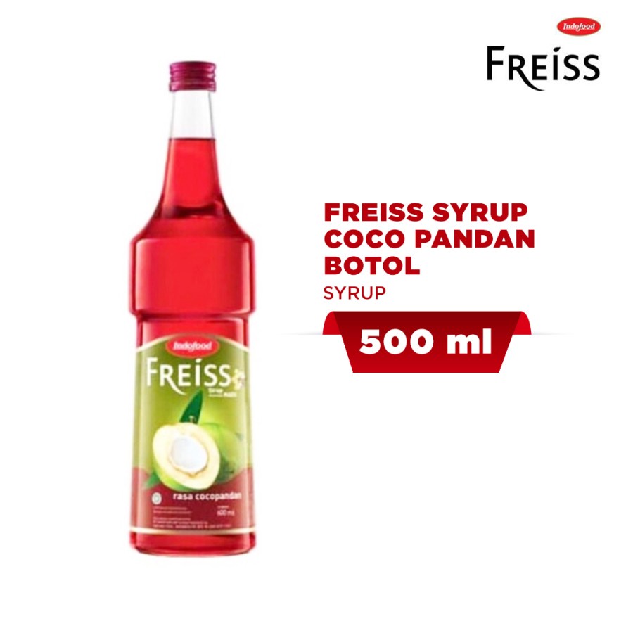 Jual Indofood Freiss Syrup Rasa Coco Pandan 460 Ml | Shopee Indonesia