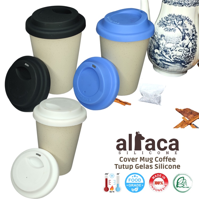 Jual Alpaca Cover Mug Coffee Silicone / Tutup Gelas cangkir kopi ...