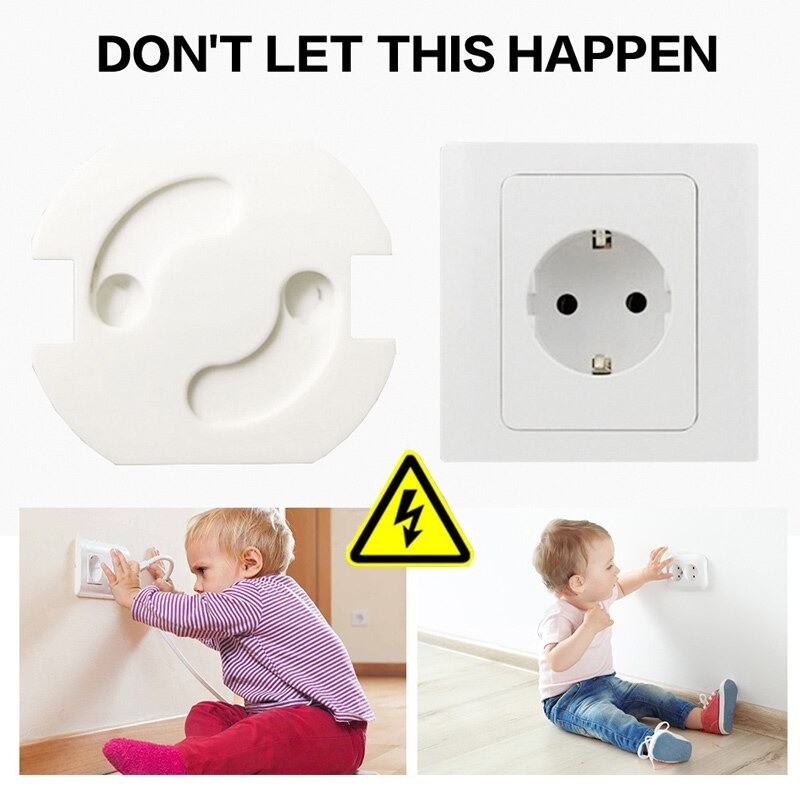 Jual Pengaman Colokan Plug Listrik Safety Socket Plug Listrik EU - 4 ...