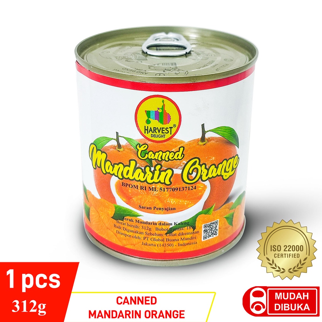 Jual Harvest Delight Canned Mandarin Orange 312g | Shopee Indonesia