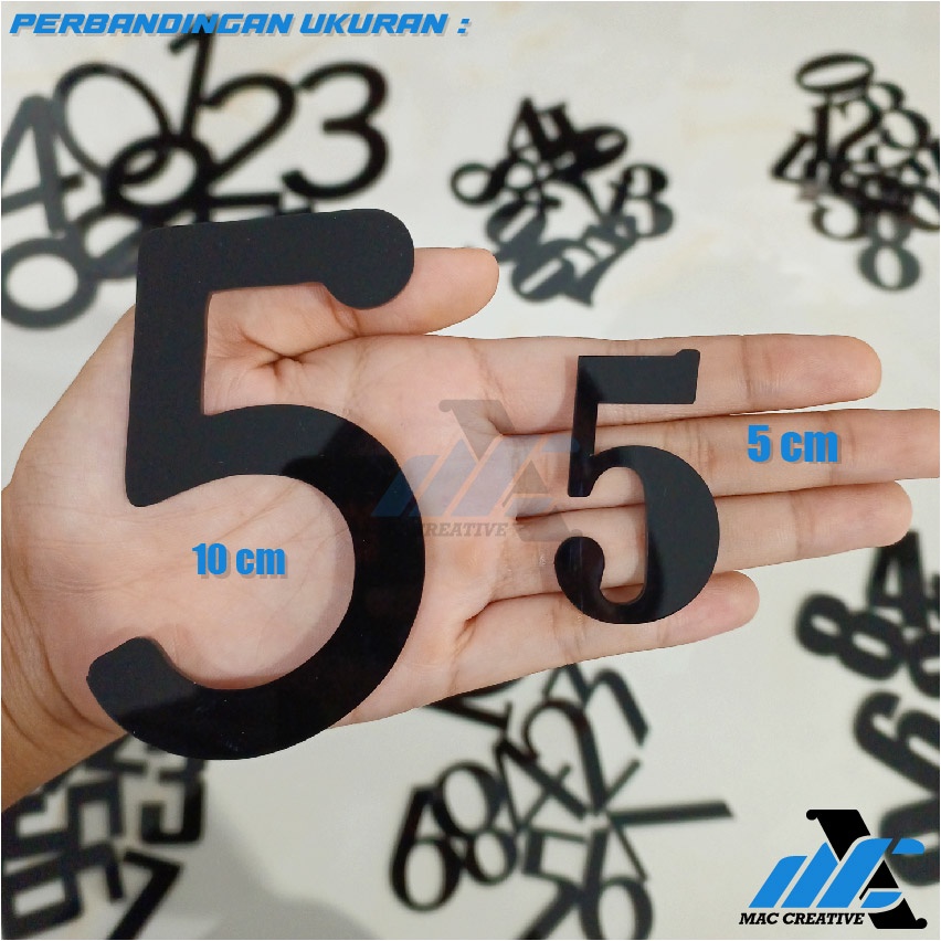 Jual NOMOR RUMAH / ANGKA HURUF TIMBUL / ANGKA HURUF AKRILIK ECER ...