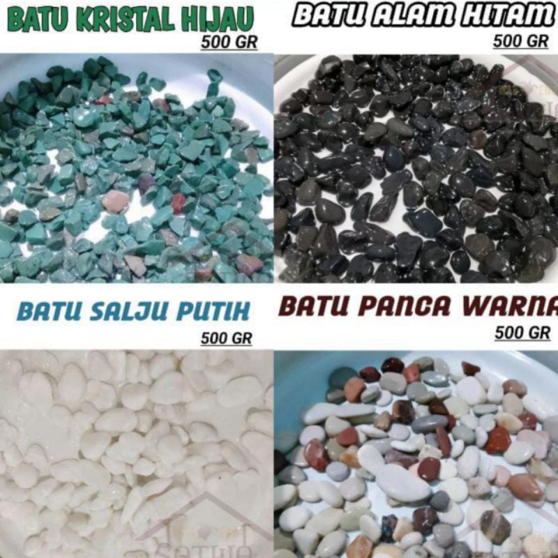 Jual ORNAMEN AKUARIUM HIASAN ALAS AQUASCAPE BATU ALAM HIJAU PANCA WARNA ...