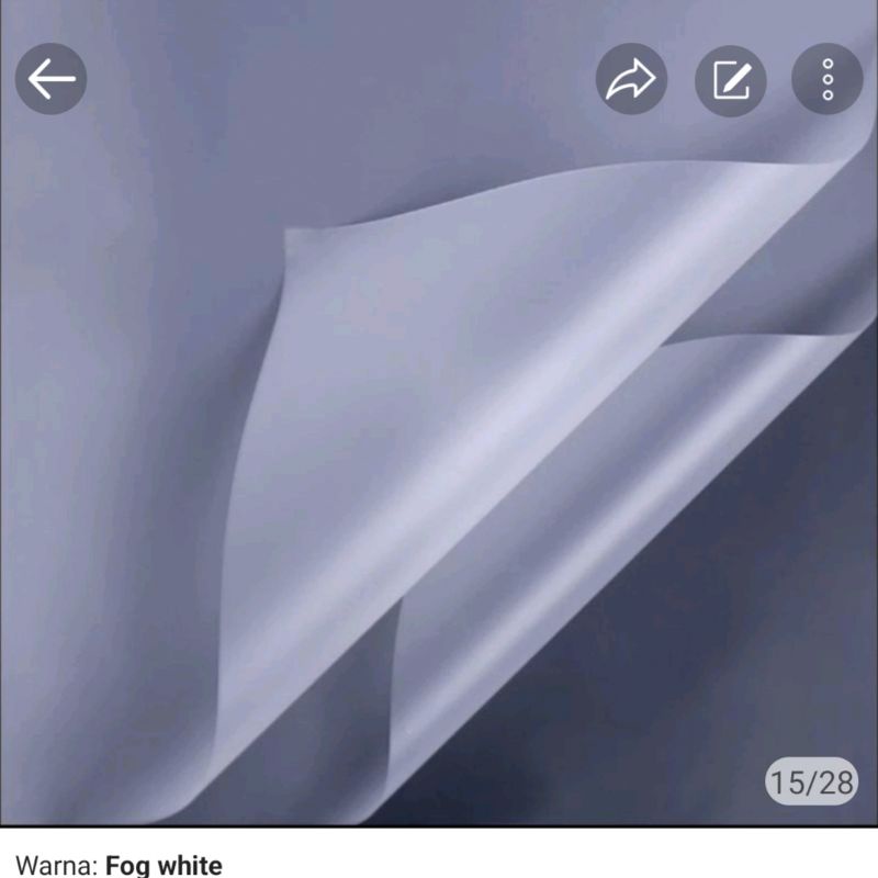 Jual kertas wrapping waterproof pastel 1lembar WAJIB SELONGSONG ...