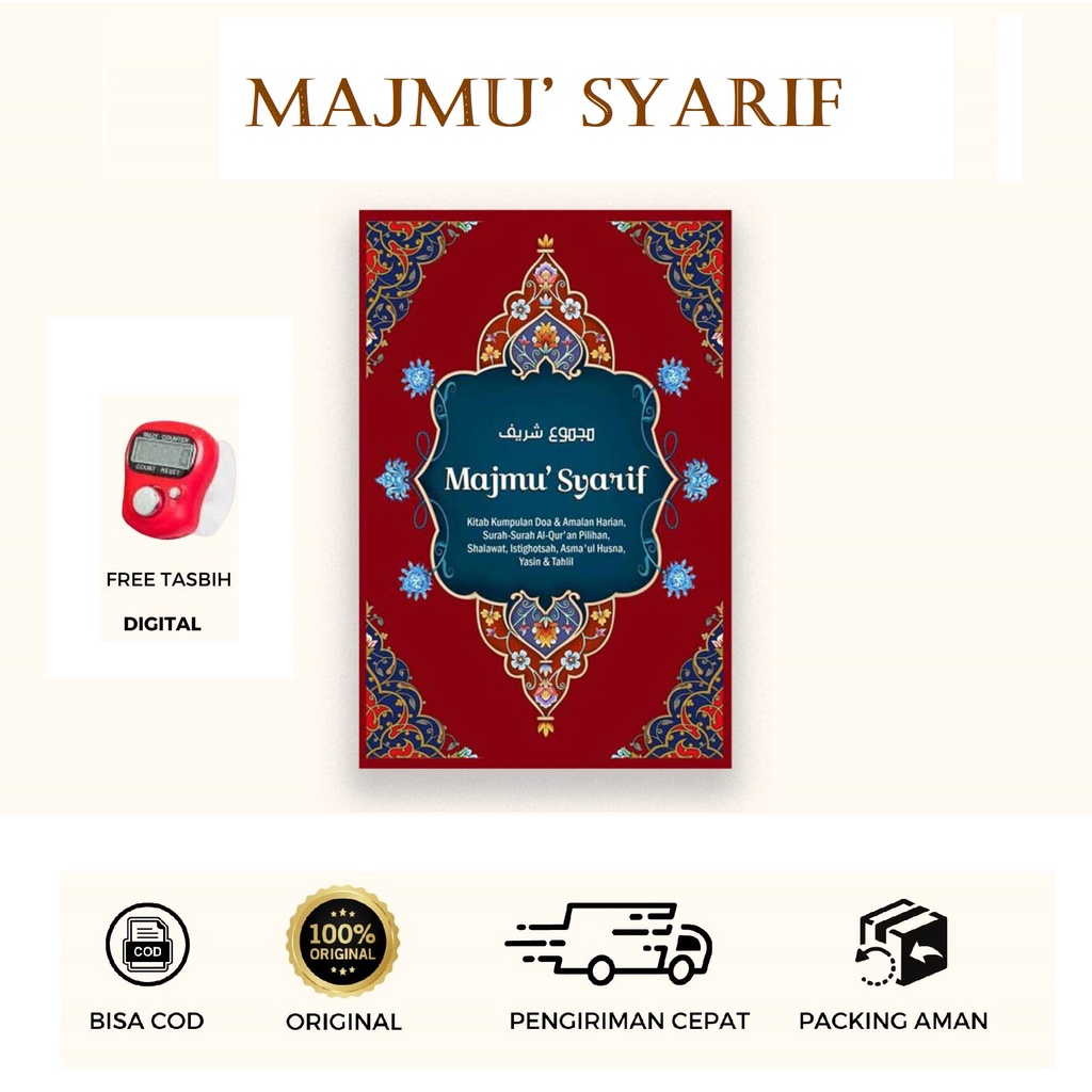 Jual Majmu’ Syarif Sahida Merah (Tersedia Harga Grosir) | Shopee Indonesia