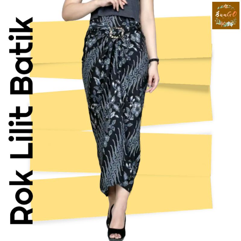 Jual (BunGO) Rok Lilit Batik Ragam Motif FREE RING - Rok Wisuda Terbaru ...