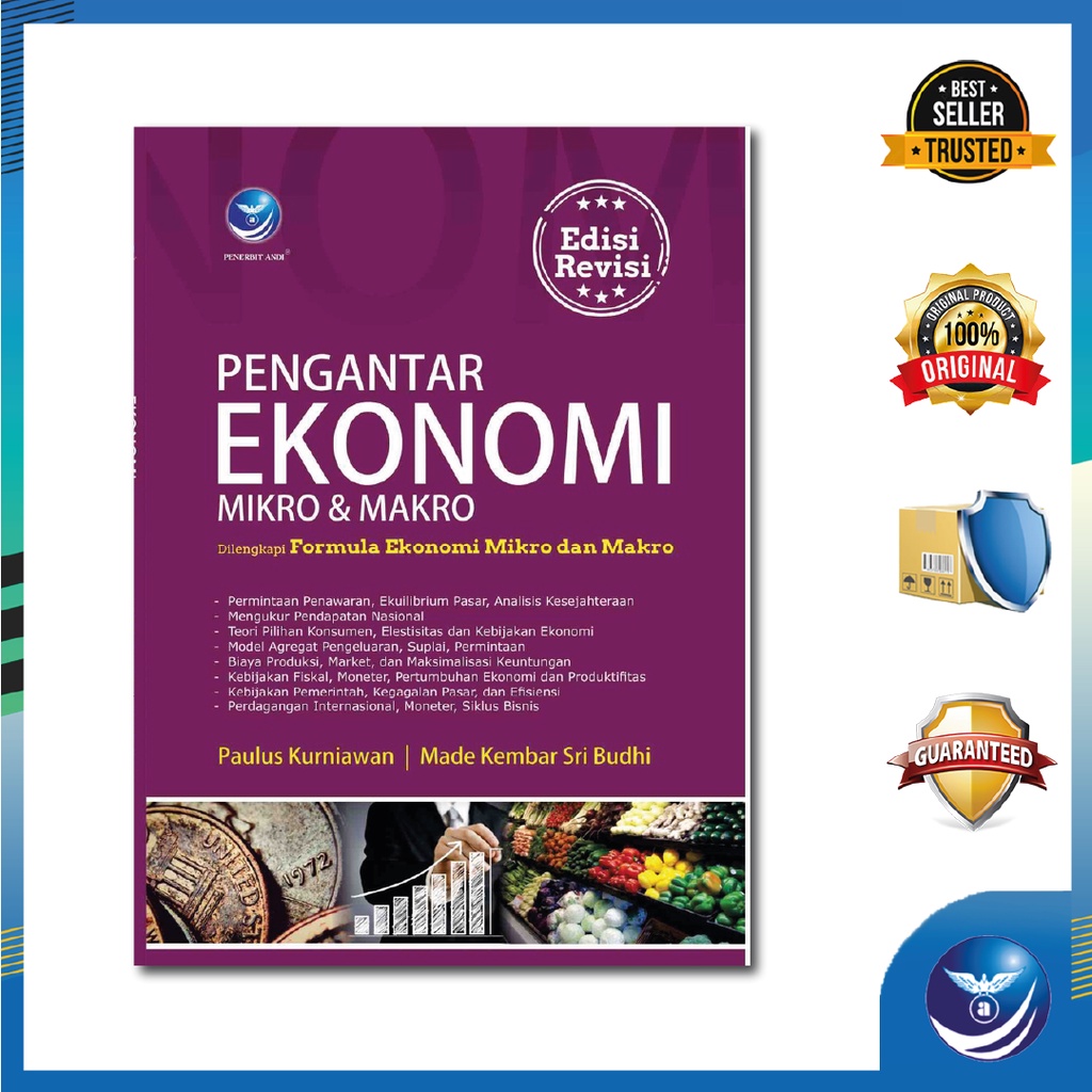 Jual Penerbit Andi - Buku Pengantar Ekonomi Mikro dan Makro, Edisi Revisi - Paulus Kurniawan ...