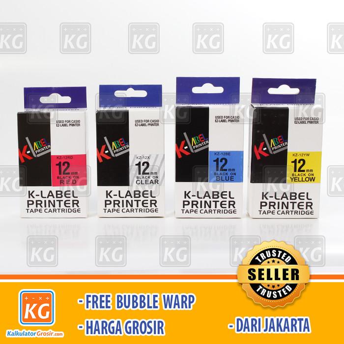 Jual Kertas K Label Printer EZ Label 12 MM Compatible Casio Tape ...