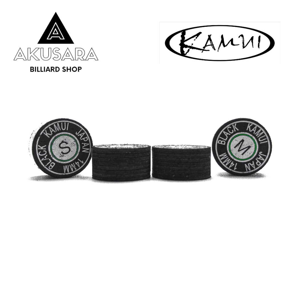 Jual Tip Billiard Kamui Black (Tip Soft S, Medium M) Original | Shopee ...