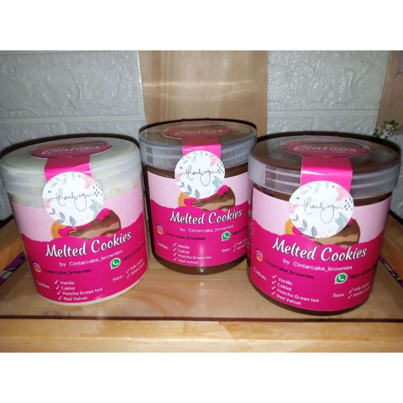 Jual Melted cookies mud cookies (ukuran toples 400 ml) | Shopee Indonesia