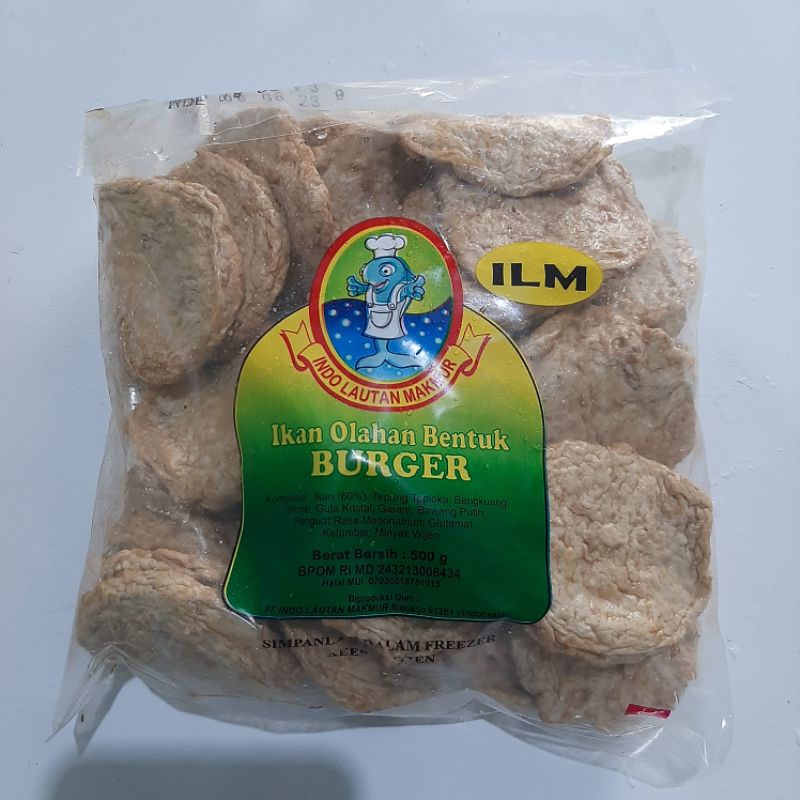 Jual ILM Ikan Olahan Bentuk Burger 500g | Shopee Indonesia