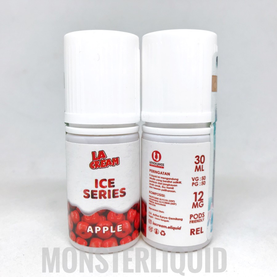 Jual PODS FRIENDLY LA CREAM ICE APPLE BY LEVICA JUICE 12MG 30ML ...