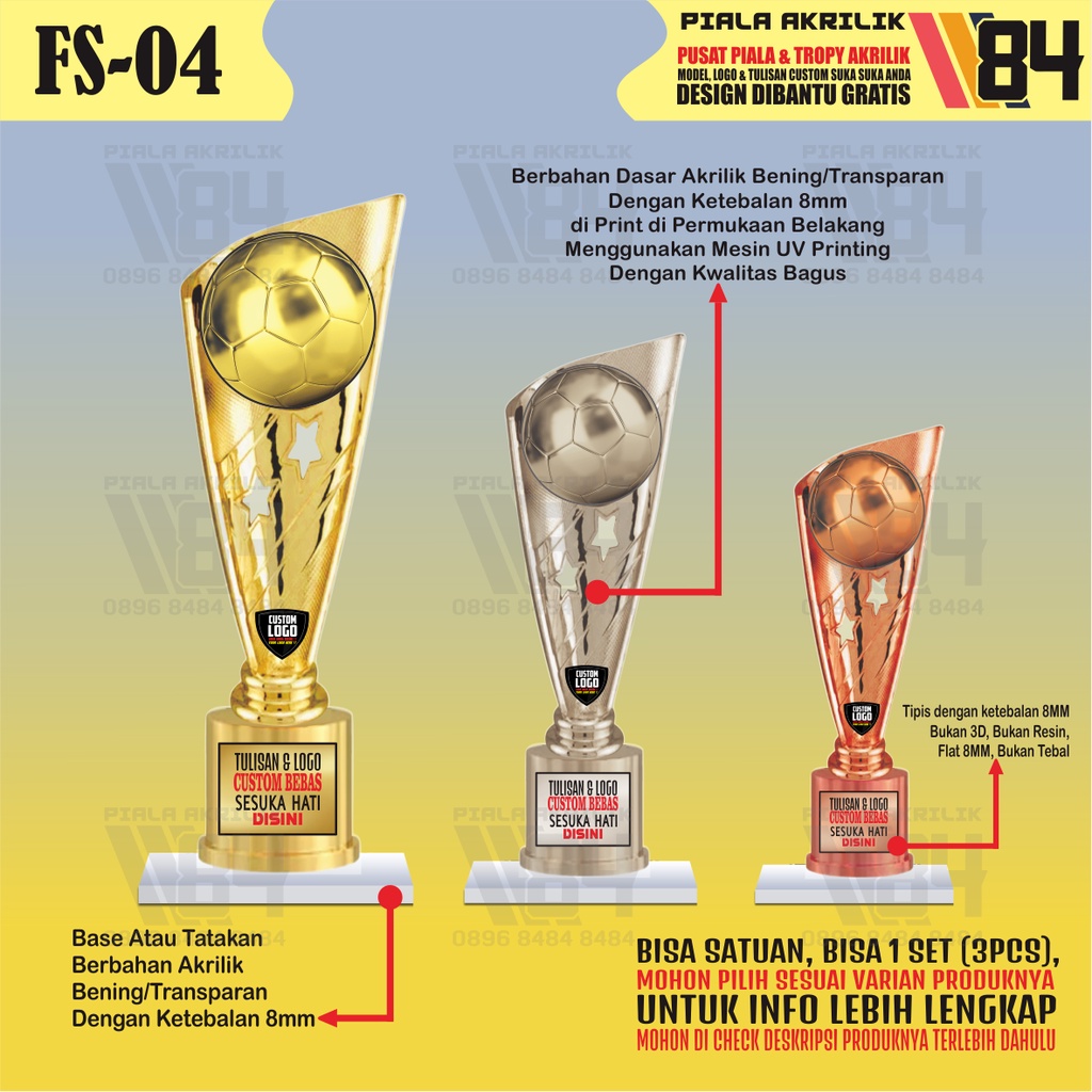 Jual PIALA BOLA, PIALA FUTSAL, PIALA SEPAK BOLA, TROPHY BOLA, TROPHY ...