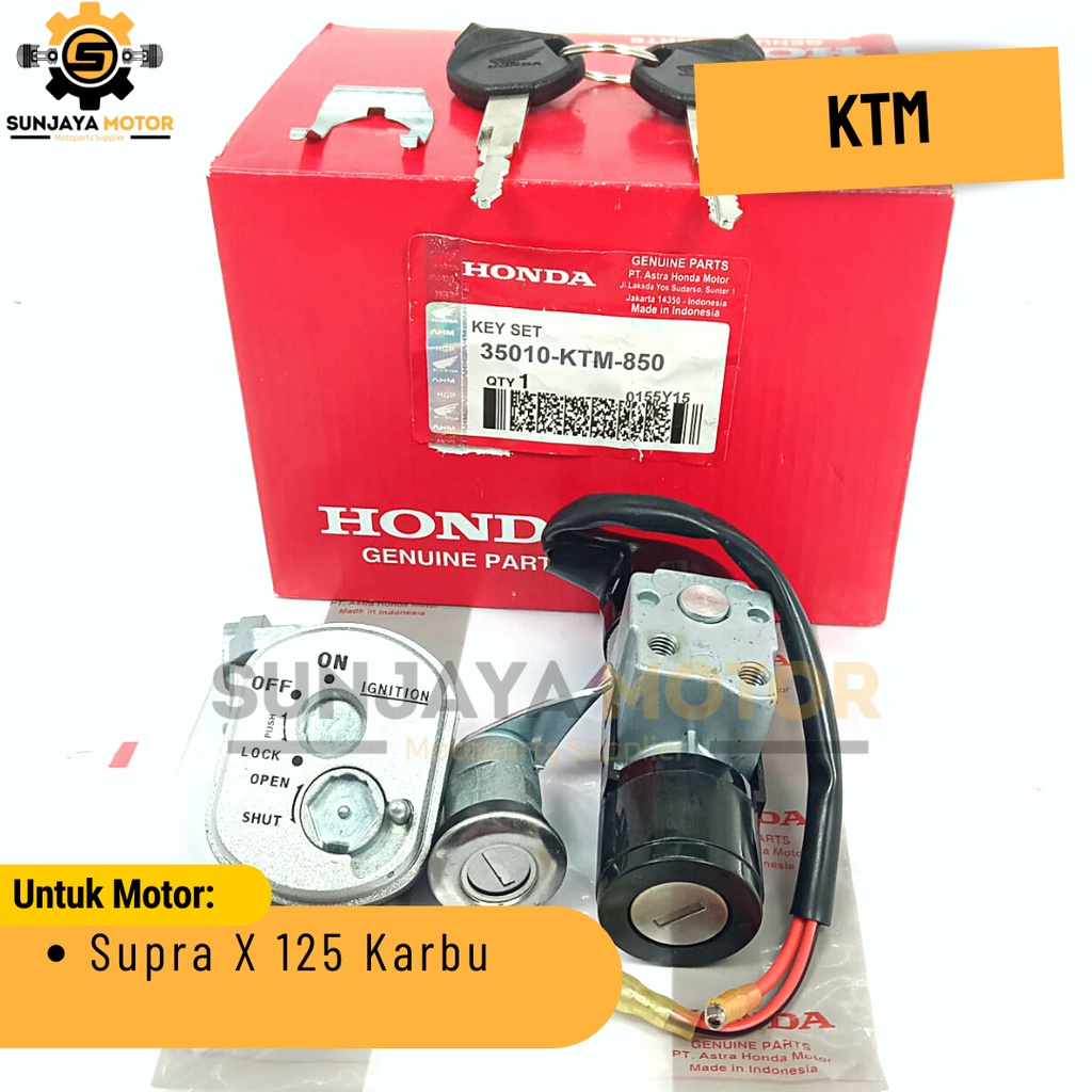 Jual Kunci Kontak Set KTM Keyset Konci Kontak Original Honda Supra X ...