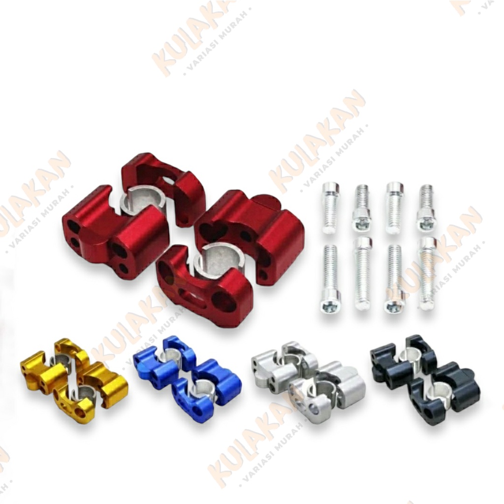 Jual Dudukan Peninggi Riser Raiser Stang CB 150 R Tiger Vixion RX King ...