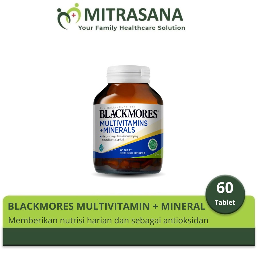 Jual Blackmores Multivitamin + Mineral 60 Tablet | Shopee Indonesia