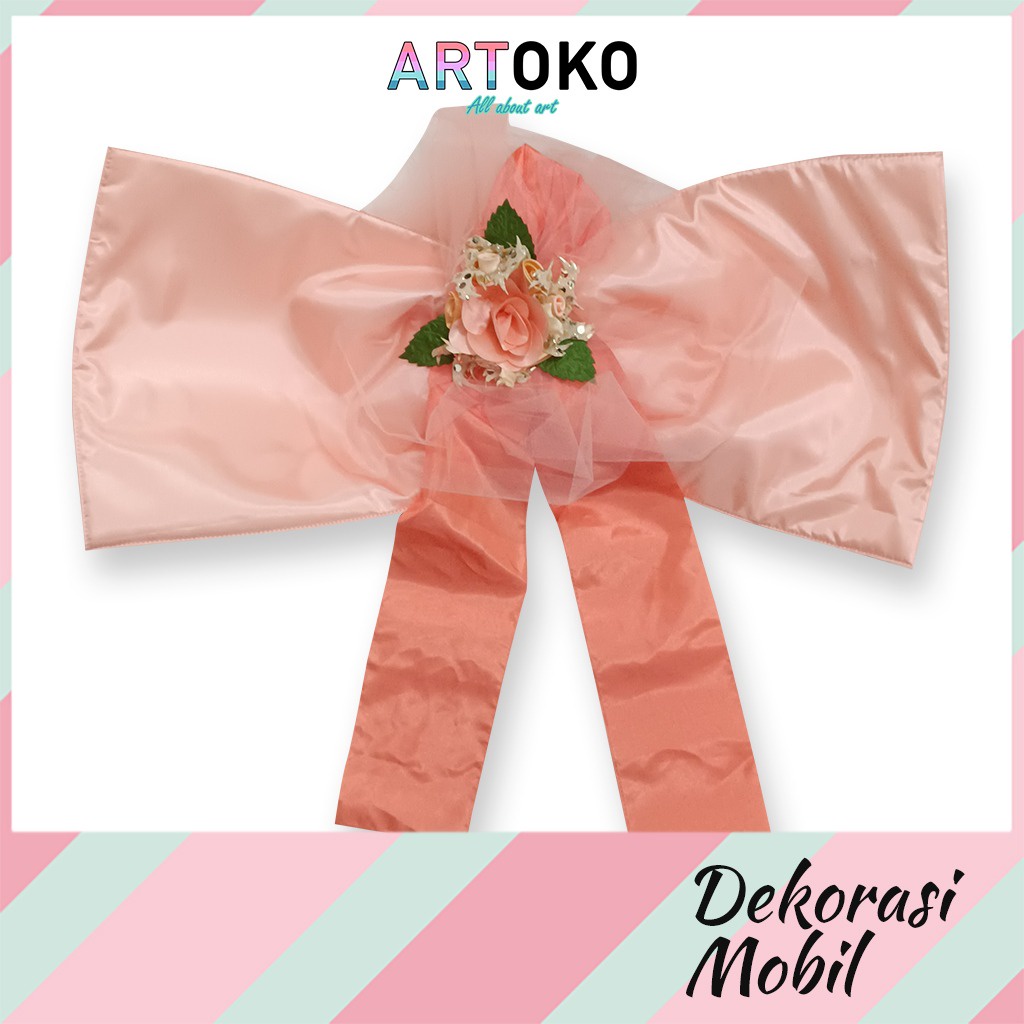 Jual HJK Decor Mobil Pernikahan Pengantin Dekorasi Bunga Kain nikahan ...