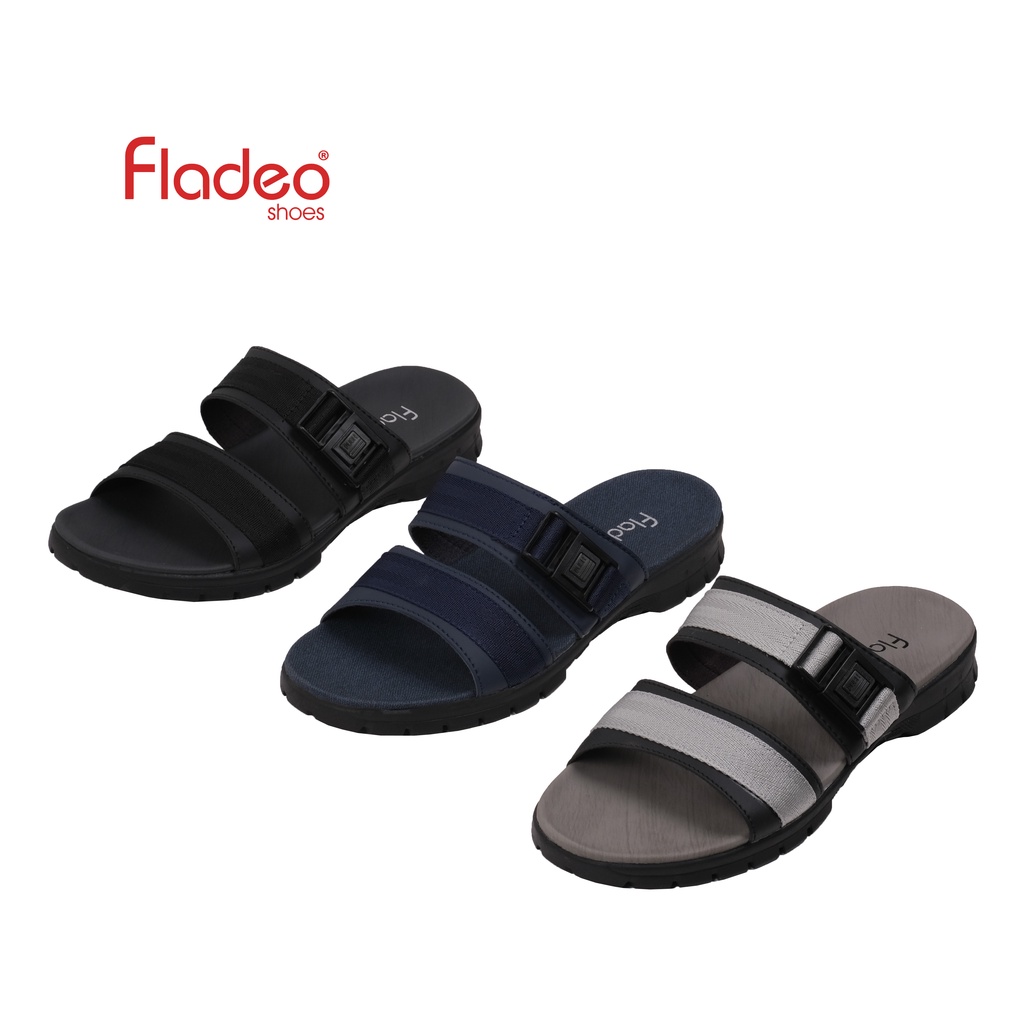 Jual Fladeo B23/MDS482-2WH/Sandal Slide Pria ( Slipper Sandals ...