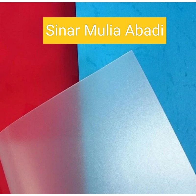 Jual Plastik Cover Jilid A4 Bening Doff Bahan TEBAL KAKU / 10 lembar ...