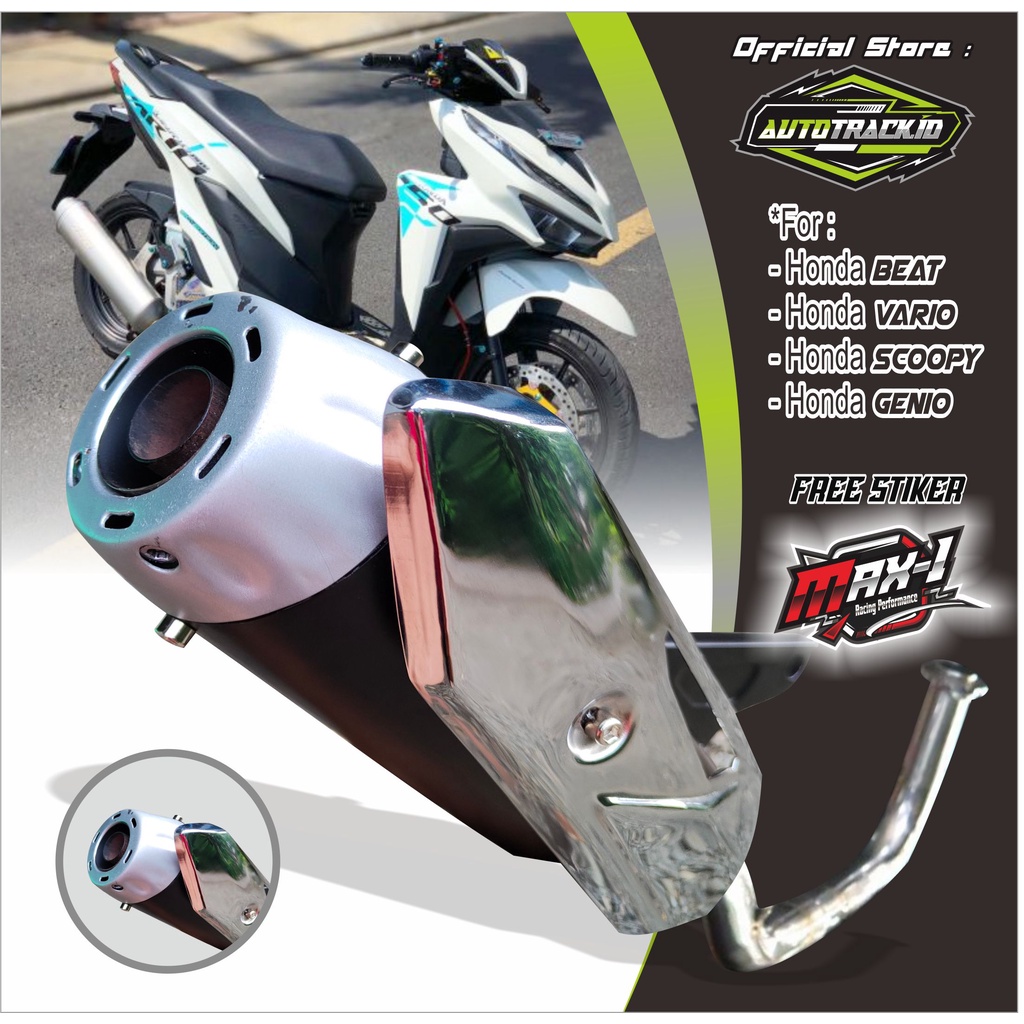 Jual Exhaust / Knalpot Copy Cms Standar Racing Honda Vario Beat Scoopy ...