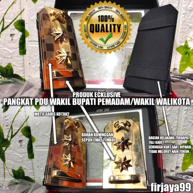Jual pangkat pdu wakil bupati pemadam walikota/pangkat pdu damkar wakil ...