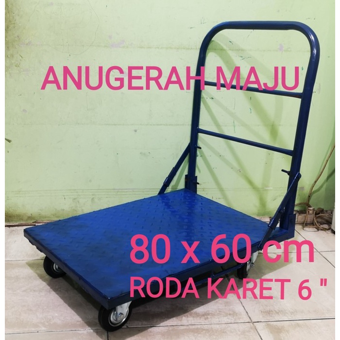 Jual Handtruck Bordes 300 Kg/Troli Angkut Barang/Trolley Bordes 60 X 80 ...