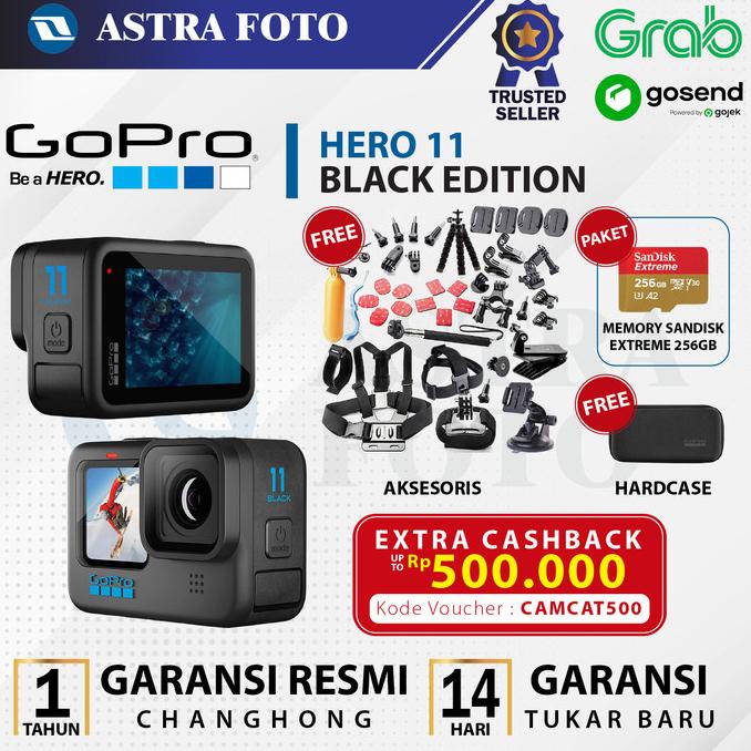 Jual GoPro Hero 11 Black GoPro Hero11 Go Pro Action Camera Go Pro Original | Shopee Indonesia