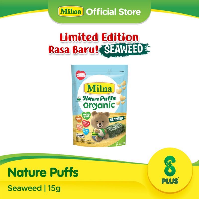 Jual MILNA Nature Puff Organic 15gr (ada 3 varian) / Milna Puffs ...