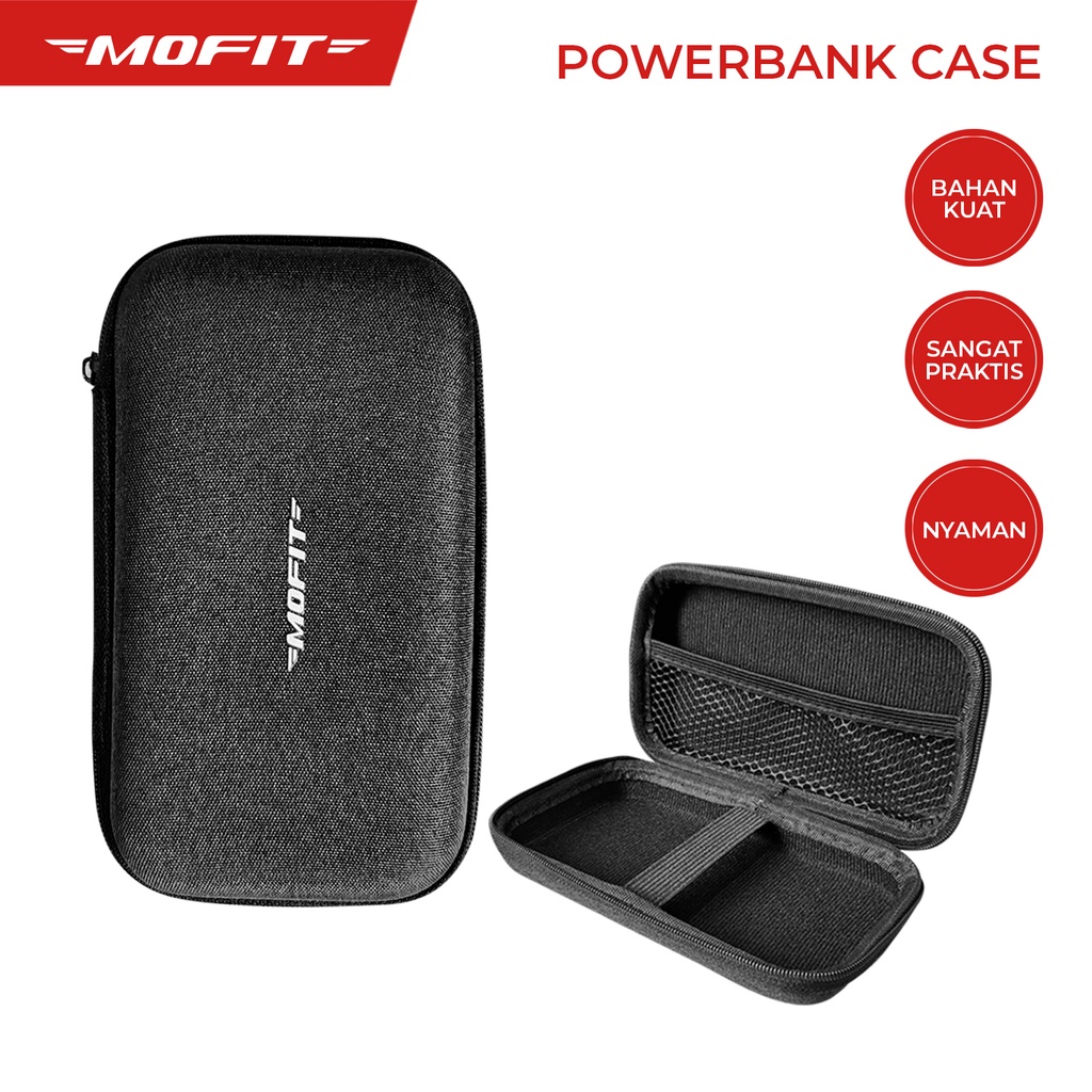 Jual MOFIT M2 Gadget Travel Pouch Cable Organizer Storage Hard Case ...