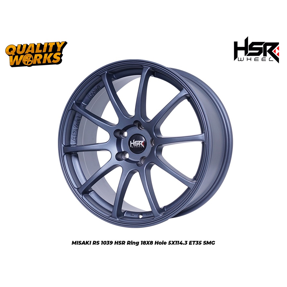 Jual VELG MOBIL XPANDER R18 HSR MISAKI RACING RING 18 MOBIL INNOVA ZENIX HRV CRV | Shopee Indonesia