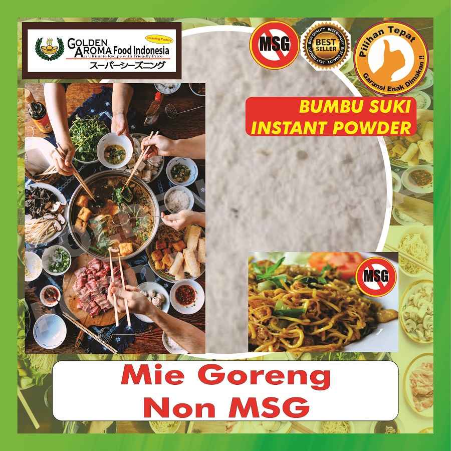 Jual BUMBU STEAMBOAT Mie Goreng Non MSG 1Kg Suki Instan Shabu Hotpot ...
