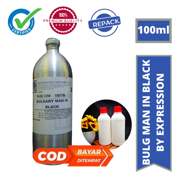 Jual Bibit Parfum BULG MEN IN BLACK 100ml EXPRESSION REPACK / ORIGINAL ...