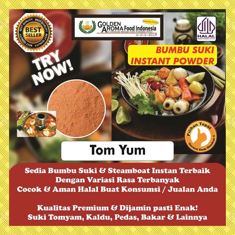 Jual BUMBU SUKI INSTAN Tomyam 1Kg Steamboat Shabu Hotpot Rasa Tomyum ...