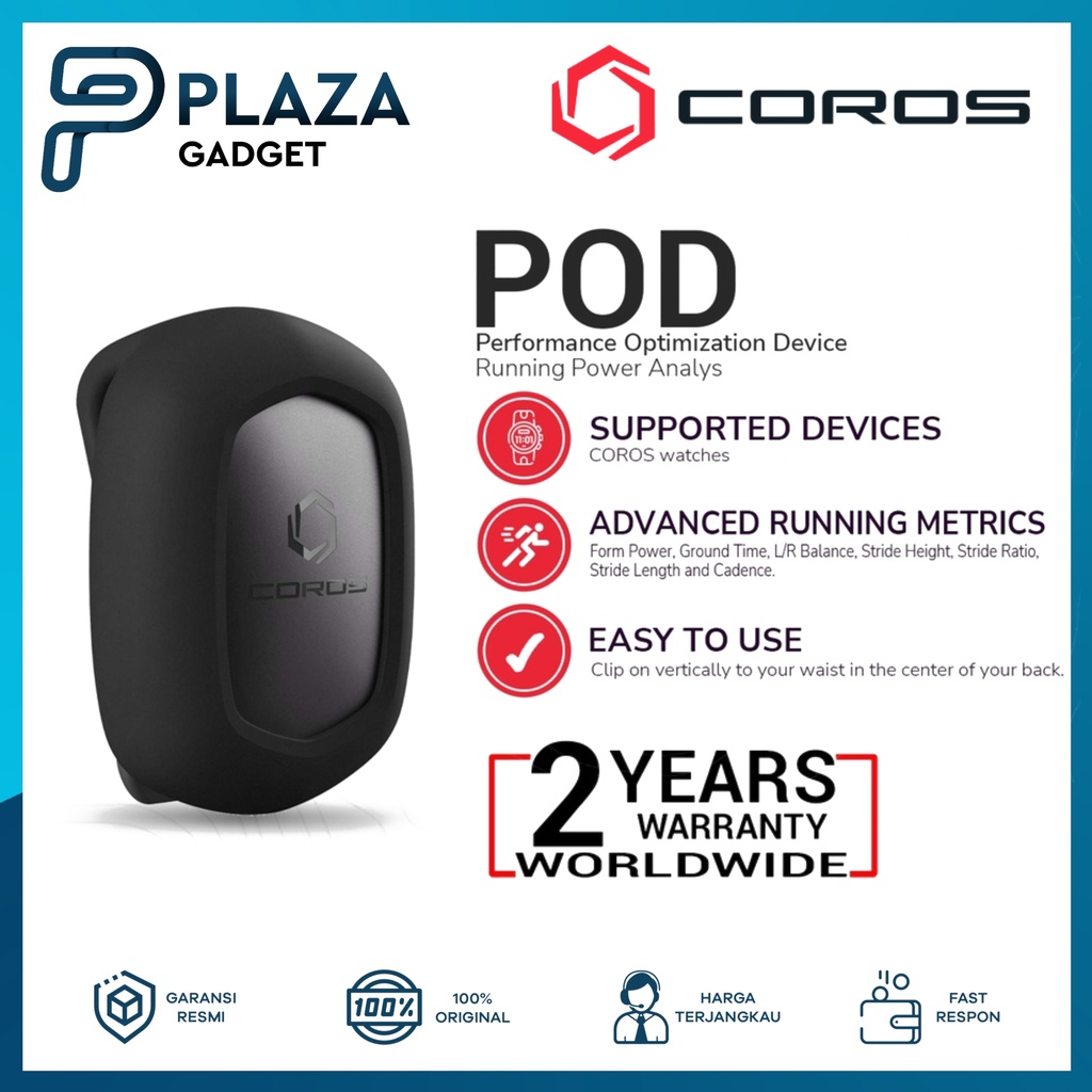 Jual Coros Pod Performance Optimization Device Running Power Analys - Pod Running smartwatch ...