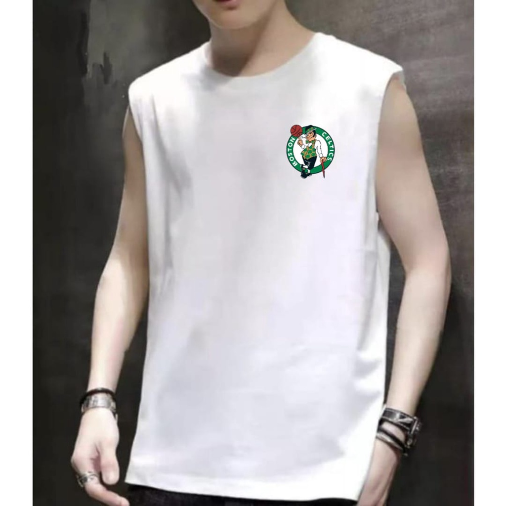 Jual Singlet Pria Annira Edisi Logo NBA Boston Celtics Singlet Premium ...