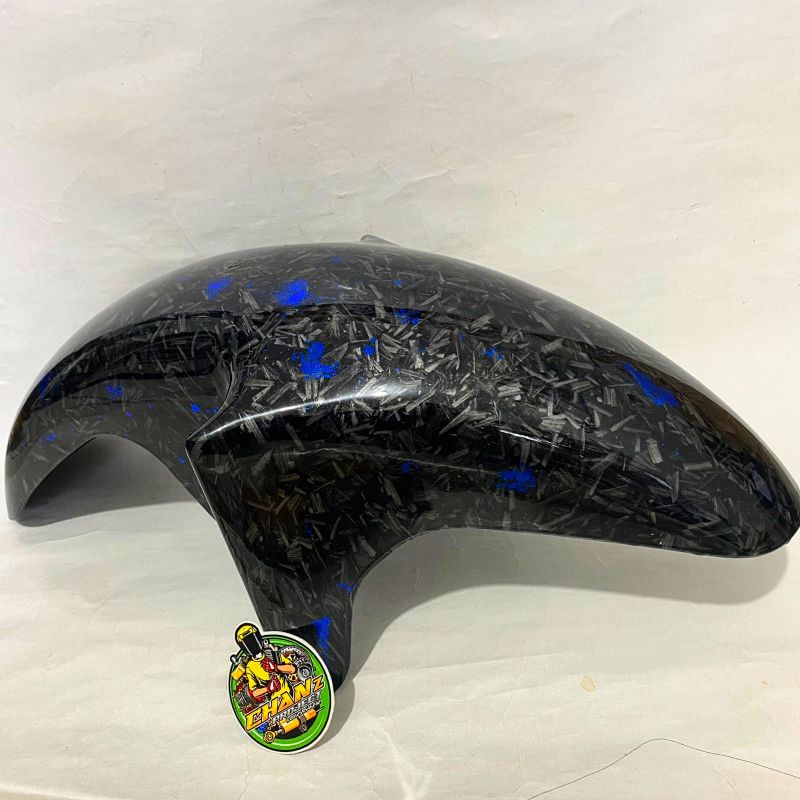 Jual SPAKBOR DEPAN NINJA R NINJA SS NINJA RR CARBON WARNA MOTIF FORGED ...