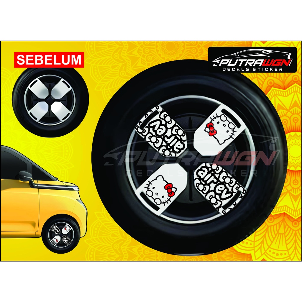 Jual VELG WULING AIR EV (sticker variasi velg air ev model sporty ev09 ...