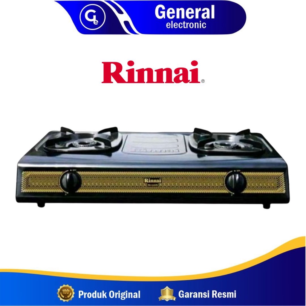Jual Kompor Gas Rinnai 522S / Rinnai 2 tungku body besar motif batik | Shopee Indonesia