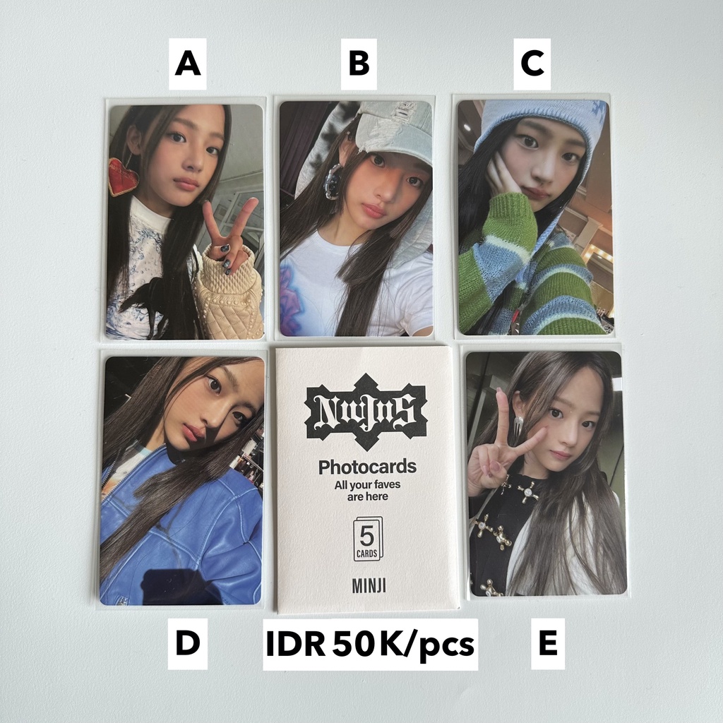 Jual NewJeans OMG Message Card Ver. - Minji - Photocard (PC) | Shopee Indonesia