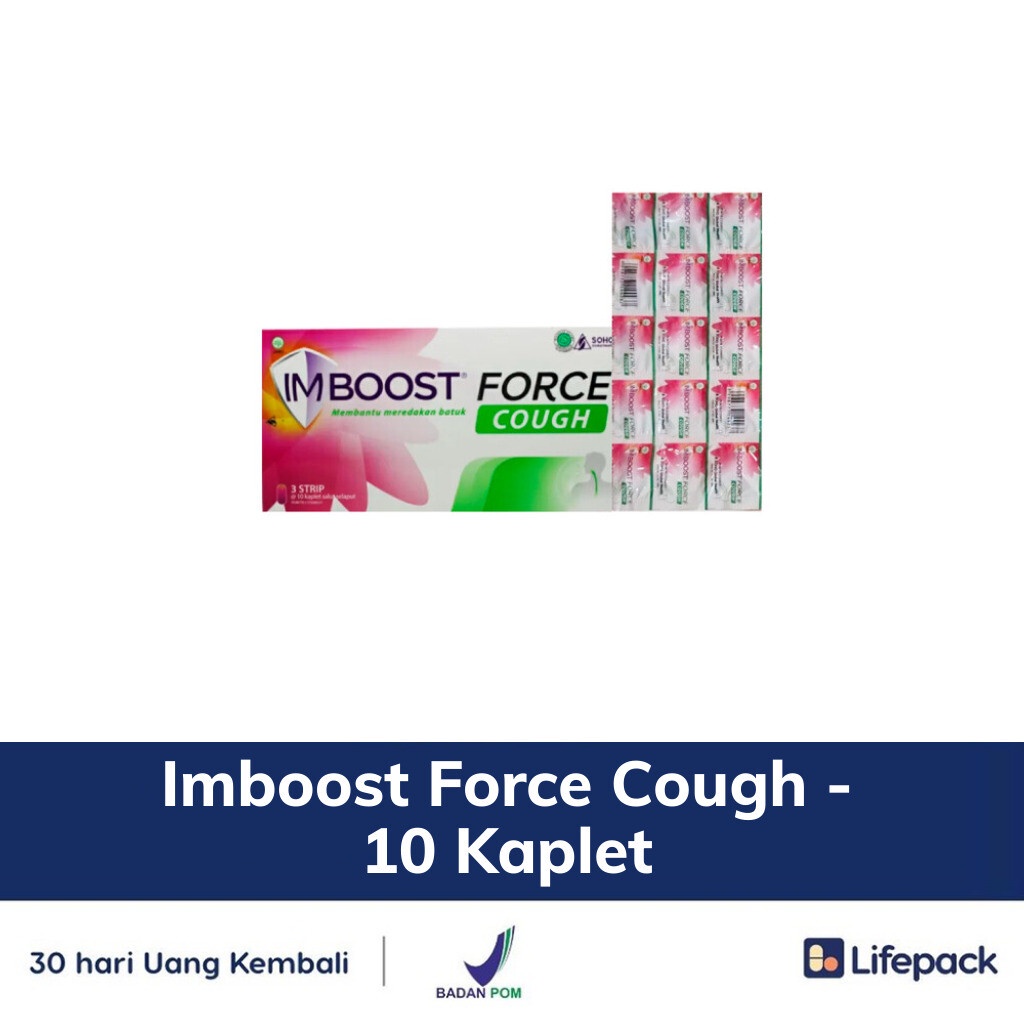 Jual Imboost Force Cough - 10 Kaplet - LIFEPACK | Shopee Indonesia