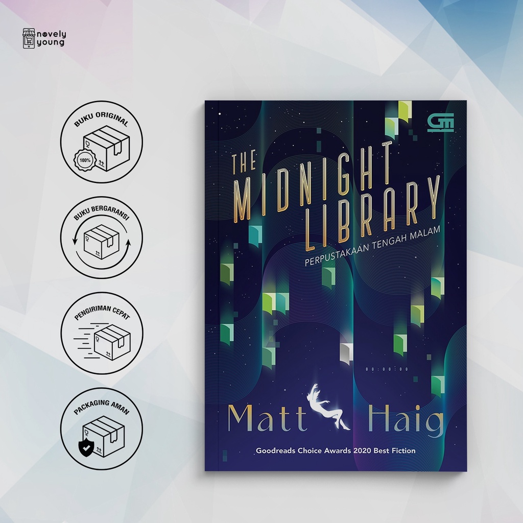 Jual Novel The Midnight Library : Perpustakaan Tengah Malam - Matt Haig ...