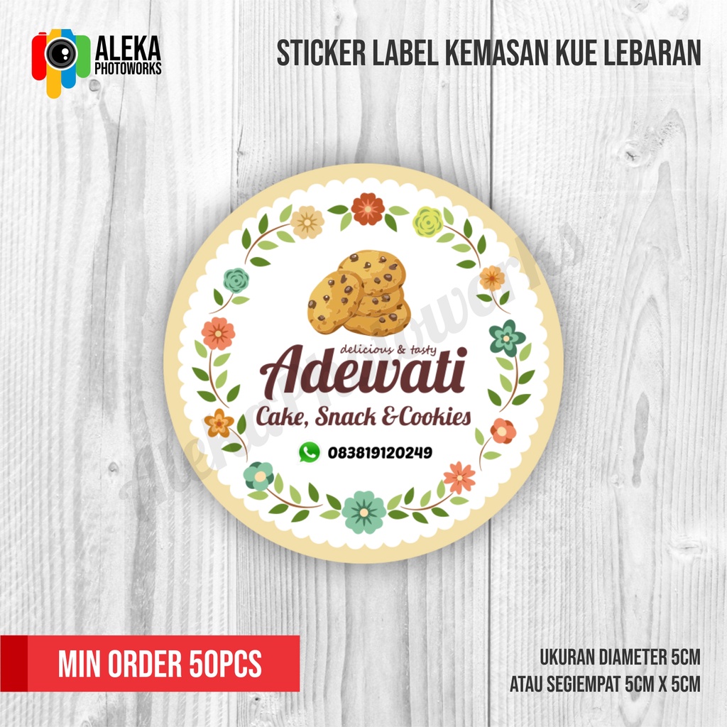 Jual Stiker Label Kemasan Toples Kue Lebaran | Shopee Indonesia