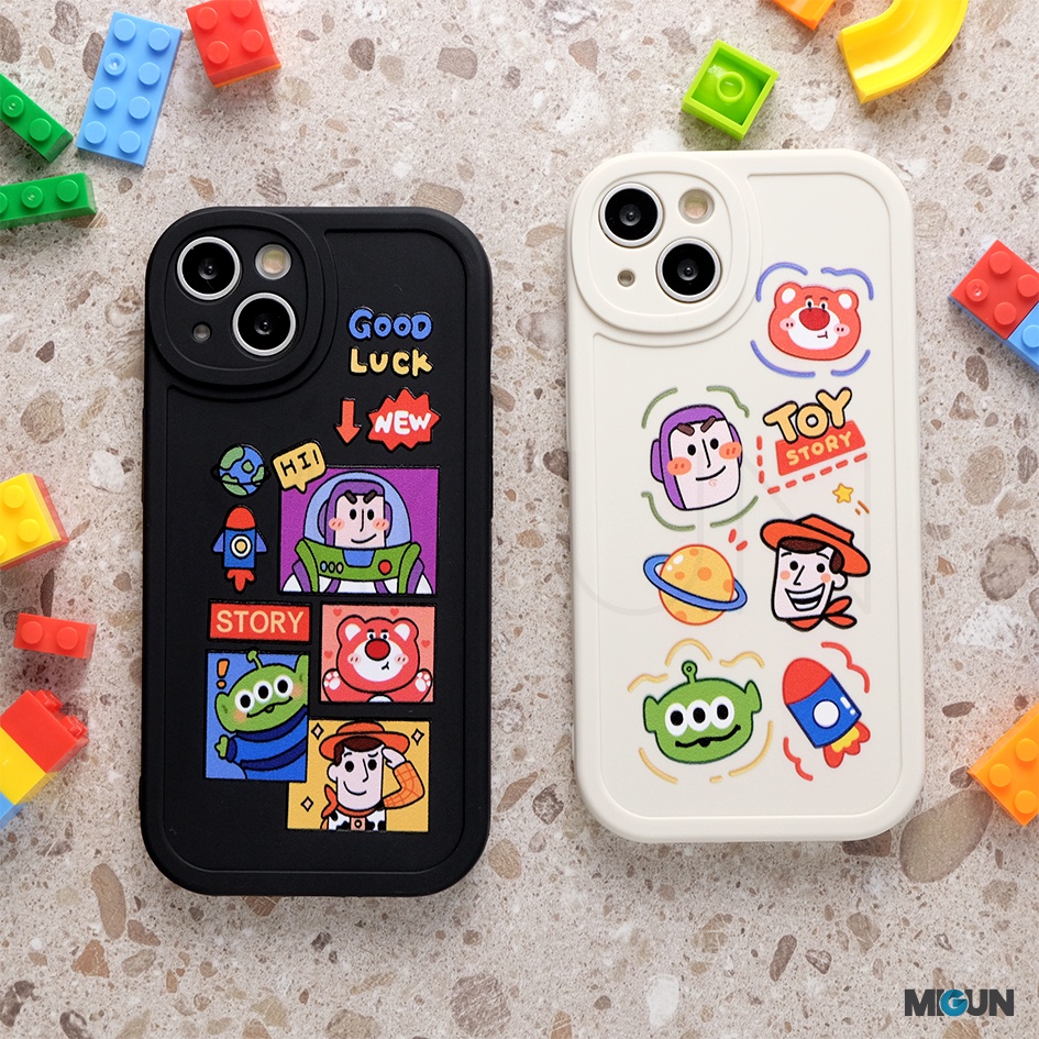 Jual Toy Story Rounded Silicone Case iPhone 7 8 Plus X XS MAX XR 11 12 ...
