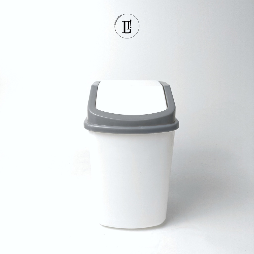 Jual Tong Sampah Kecil Segi / Tong Sampah Mobil Putih | Shopee Indonesia