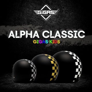 Jual GIGAS HELMET SNI ANAK BLACK DOFF CHECKER ALPHA CLASSIC | Shopee ...