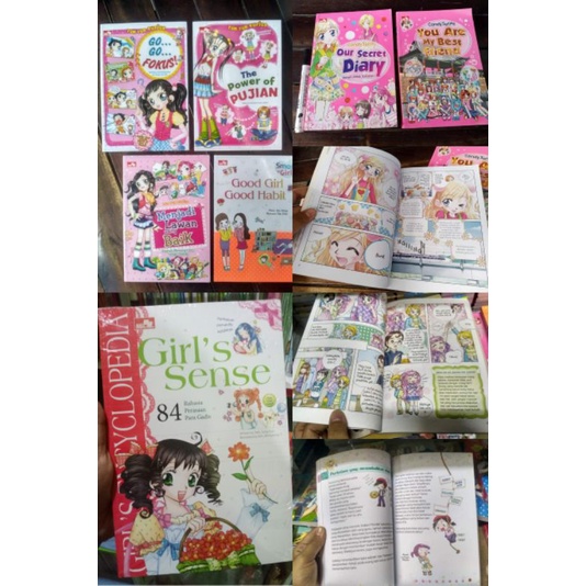 Jual [pl/second/bekas] komik/buku anak remaja : tenten /candy /girls ...