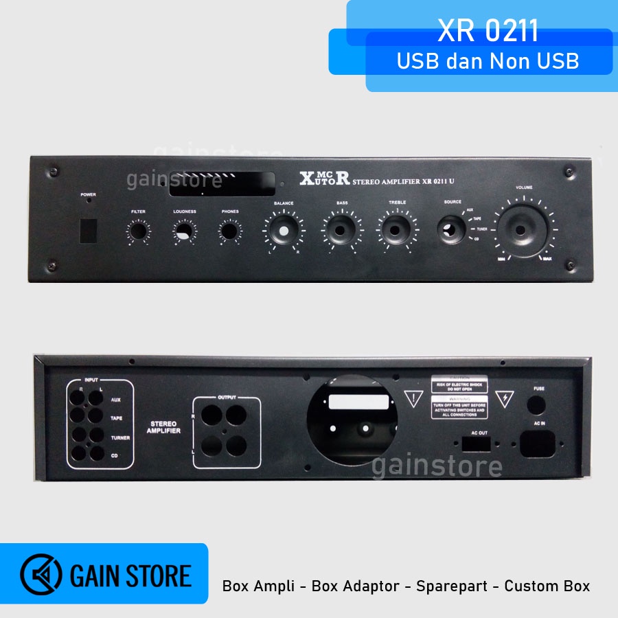 Jual Box Ampli Amplifier power XR 0211 USB | Shopee Indonesia