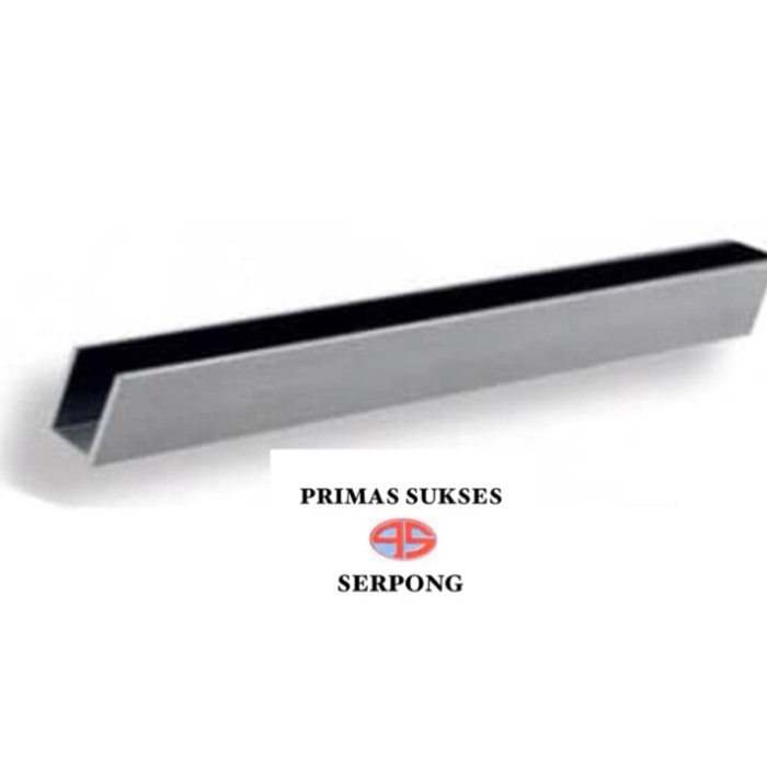 Jual Plat Stainless Mirror U 1 X 2 X 1 Cm Lis Stainless Tekuk | Shopee ...