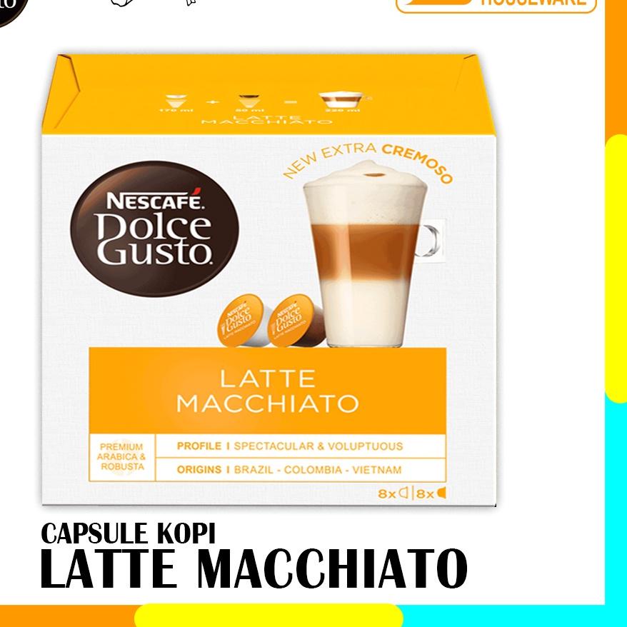 Jual ♝ Capsule NDG Nescafe Dolce Gusto Latte Macchiato 1 Box Original ...
